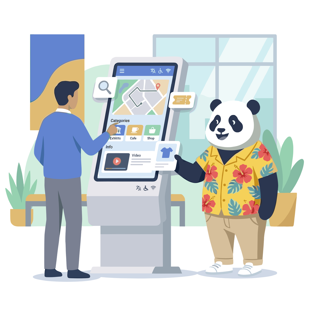 Interactive Kiosk Software for Public Spaces - PandaSuite