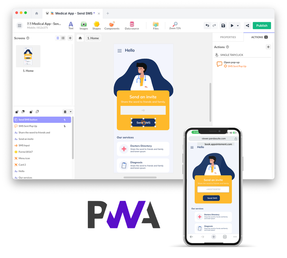 PWA Builder - PandaSuite